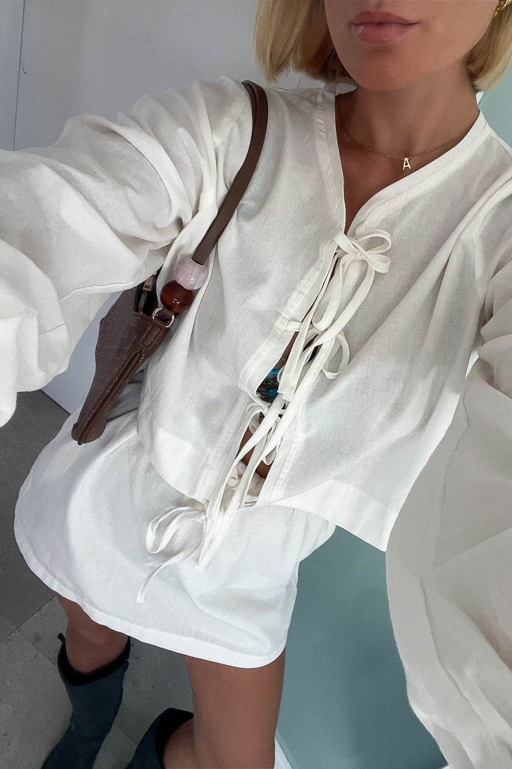 CHLOE COTTON SET / WHITE – Halite Clothing