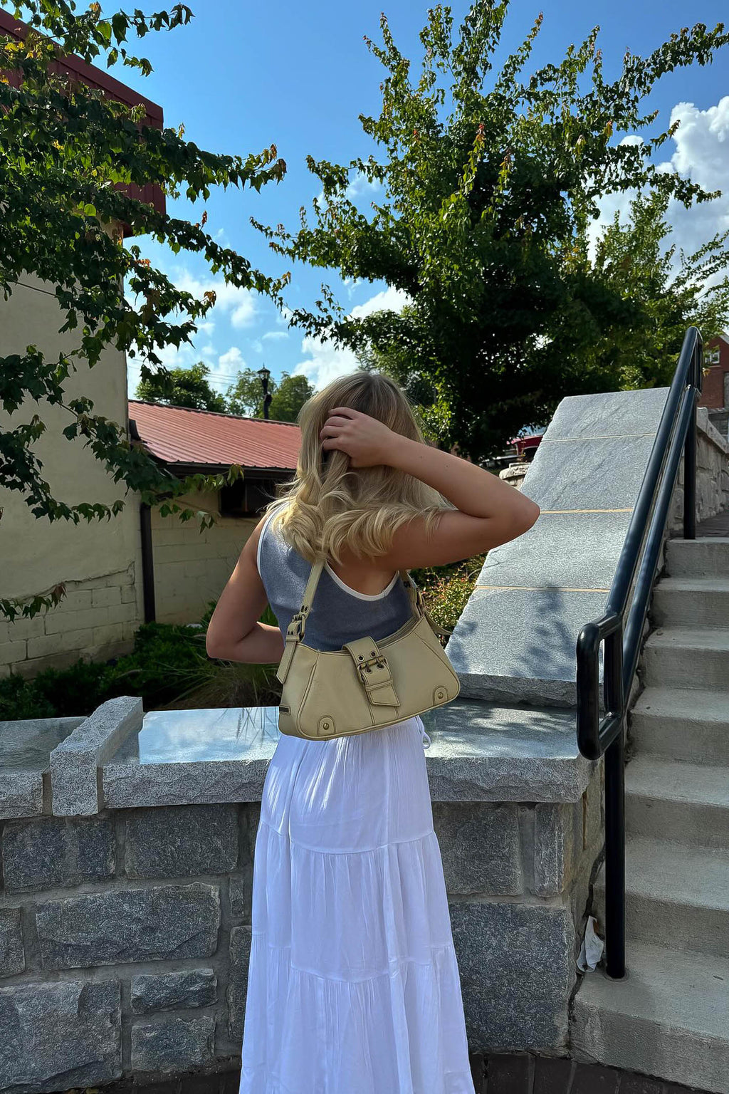 HELENA REVERSIBLE CONTRAST SINGLET / GREY – Halite Clothing